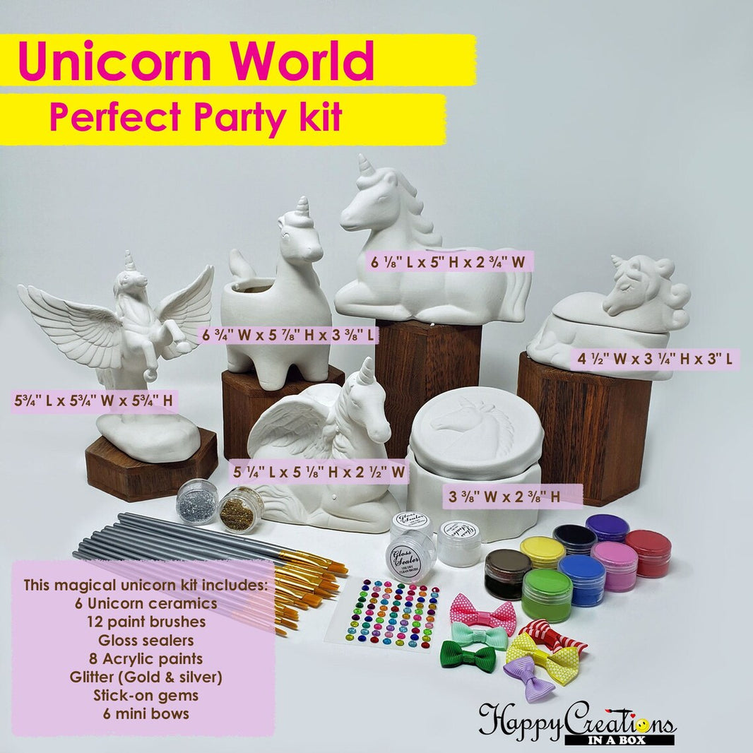 Ceramic Party Kits Collection – Where Creativity Meets Celebration! – Happy Creations in a Box